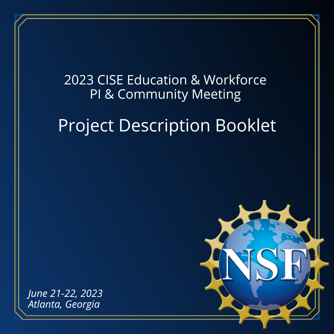 2023 CISE EWF PI Meeting - 2023 NSF CISE Education & Workforce PI Meeting